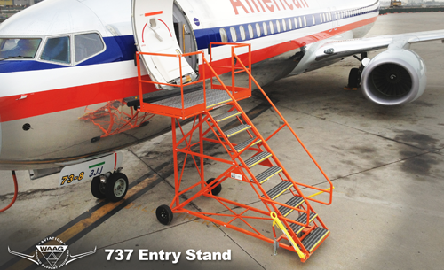 Crew Entry Access Stands | WAAG Aiavation Ground Support Equipment