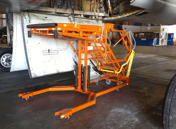 Wheel Well Height Adjustable Stand | WAAG Aviation GSE