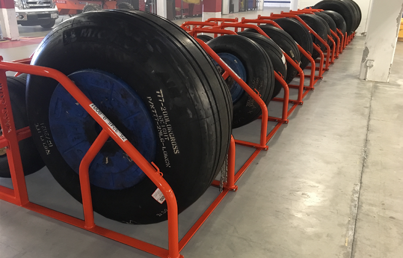 Aircraft Tire & Wheel Service Carts - WAAG Aviation GSE