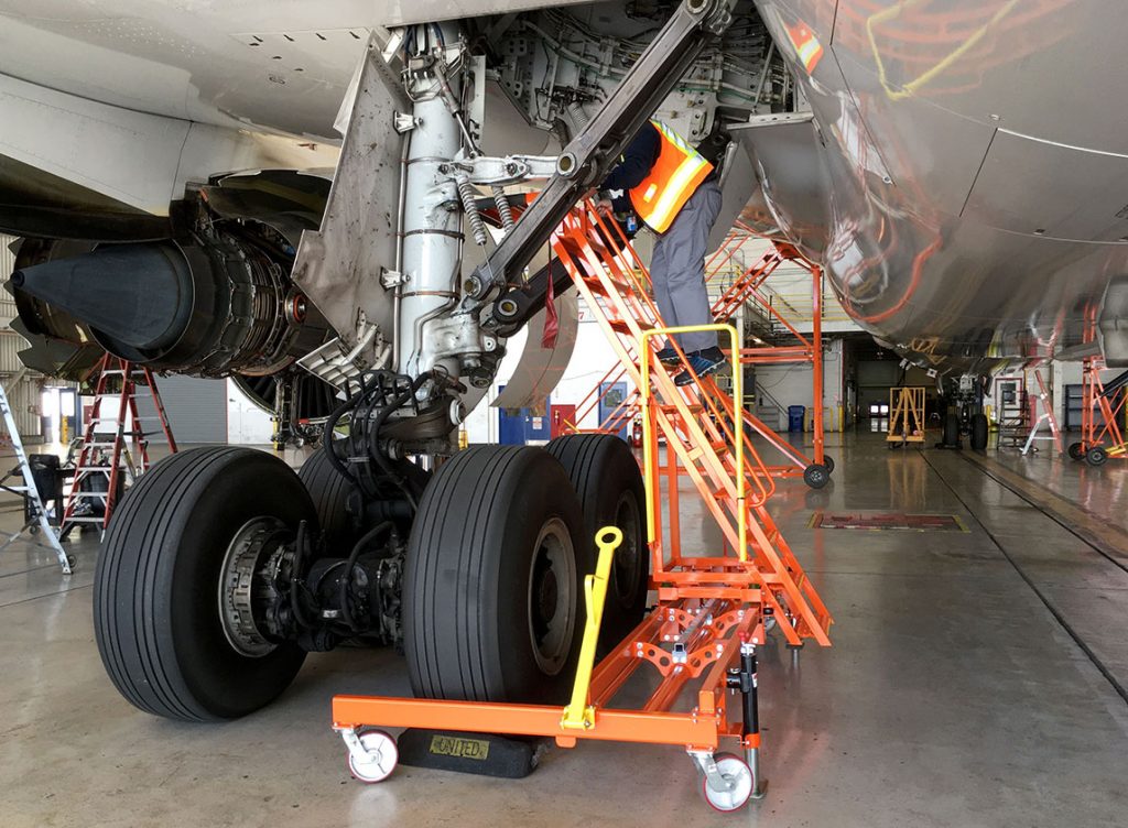 Wheel Well Access Stands - WAAG Aviation Ground Support Equipment